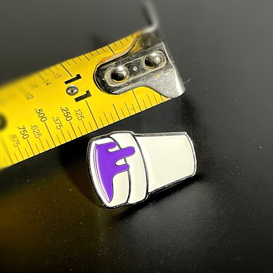 Lean Double Cup Hat Pin | Custom Digital Designer Distributor