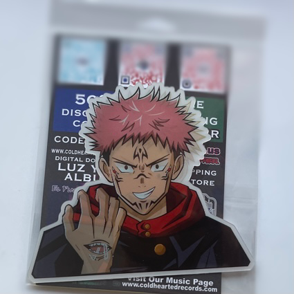 Jujutsu Kaisen Anime 3D Lenticular Decal Sticker Yuji Itadori S0223 ...